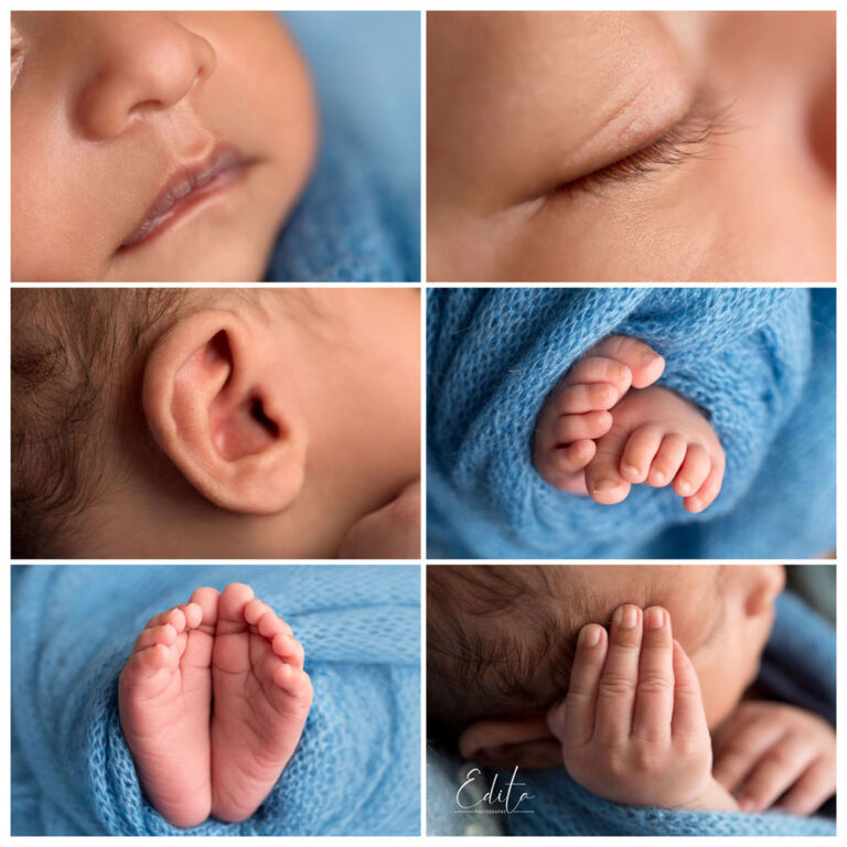 Amazing close up photos of newborn babies | Edita Photography