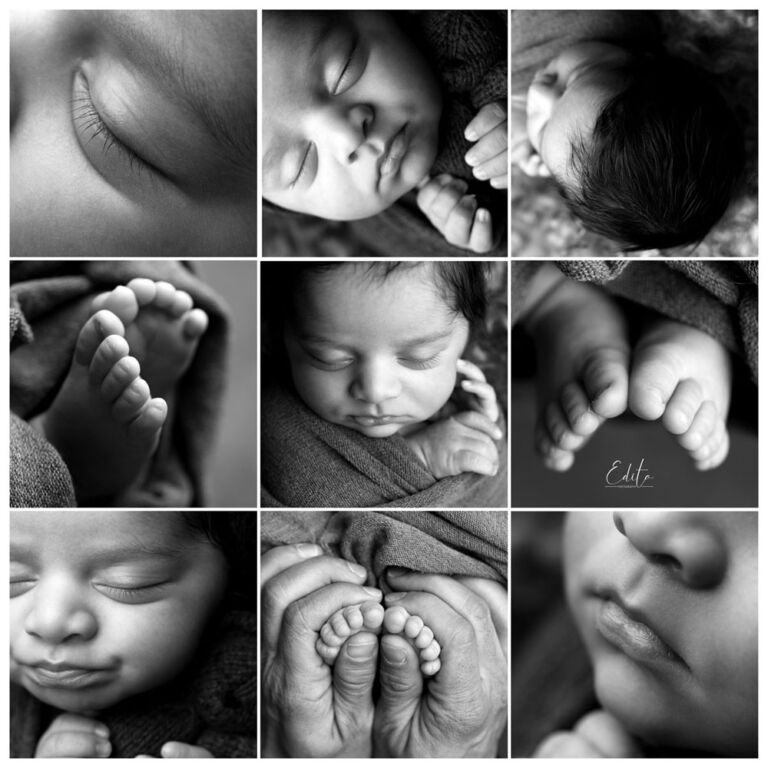 Amazing close up photos of newborn babies | Edita Photography